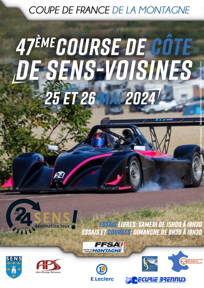 Courses de côtes dans l’Yonne – 2024 – ASA de l'Yonne